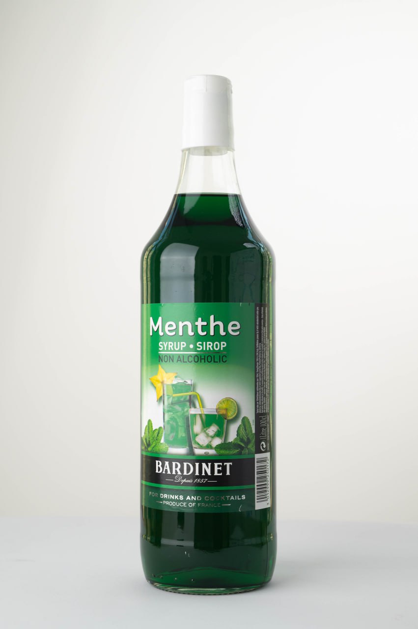 BARDINET SYRUP SIROPP NON ALCOHOLIC Menthe 1L / Majestic Cambodia