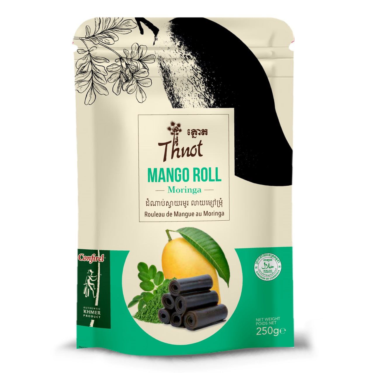 Confirel Mango Roll Moringa 200g